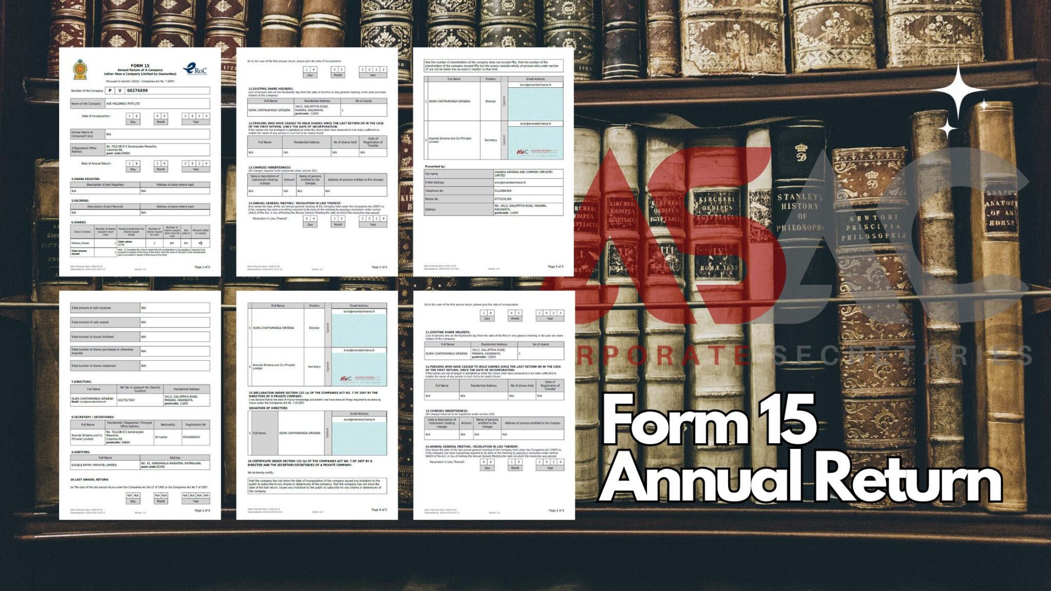 ASAC - Are You Compliant? Annual Return (Form 15) FAQ